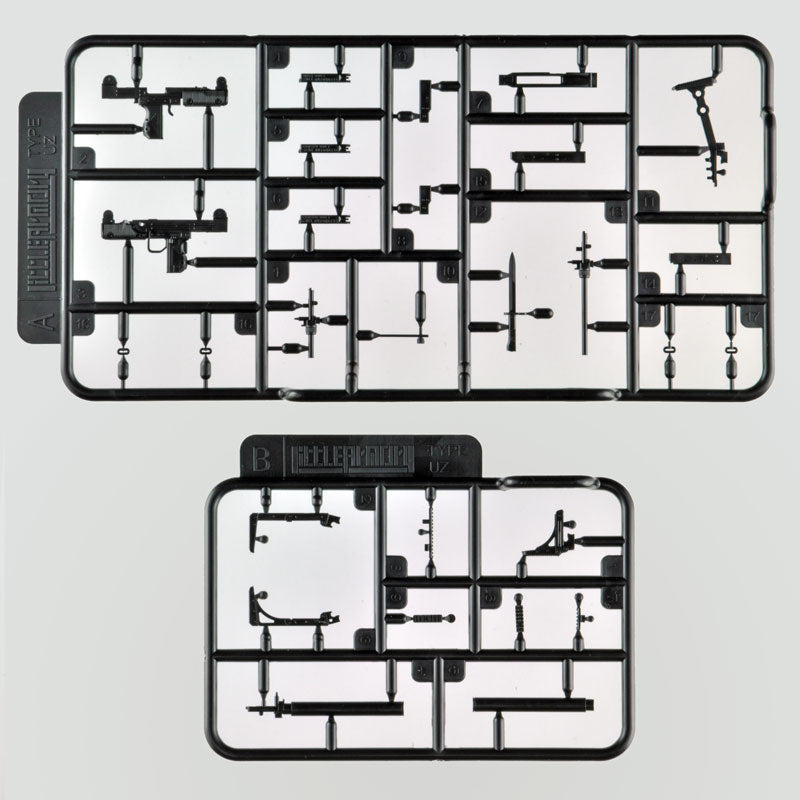 LittleArmory [LA084] SMG-UZ Type 1/12 Plastic Model - Solaris Japan