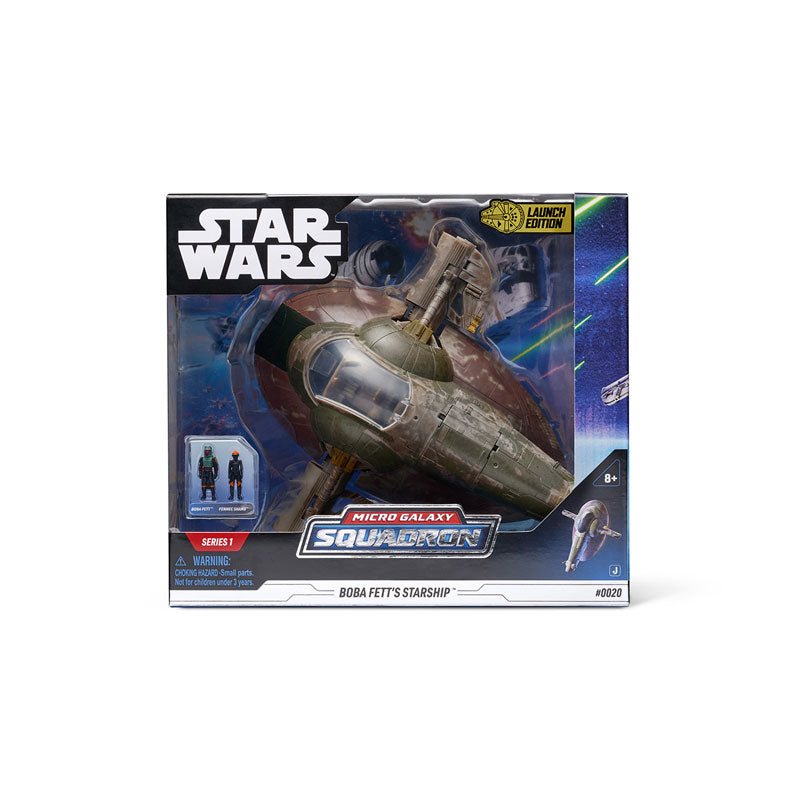 "Star Wars" "Micro Galaxy" 8 Inch / Starship Class Boba Fett's Ship ...