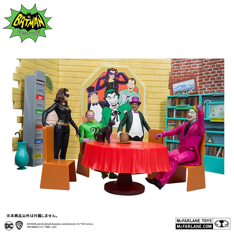 "DC Comics" DC Retro Play Set Villain's Hideout [TV Show "Batman 1966 - Solaris Japan