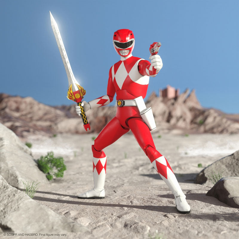 Mighty Morphin' Power Rangers / Red Ranger Ultimate Action Figure ...