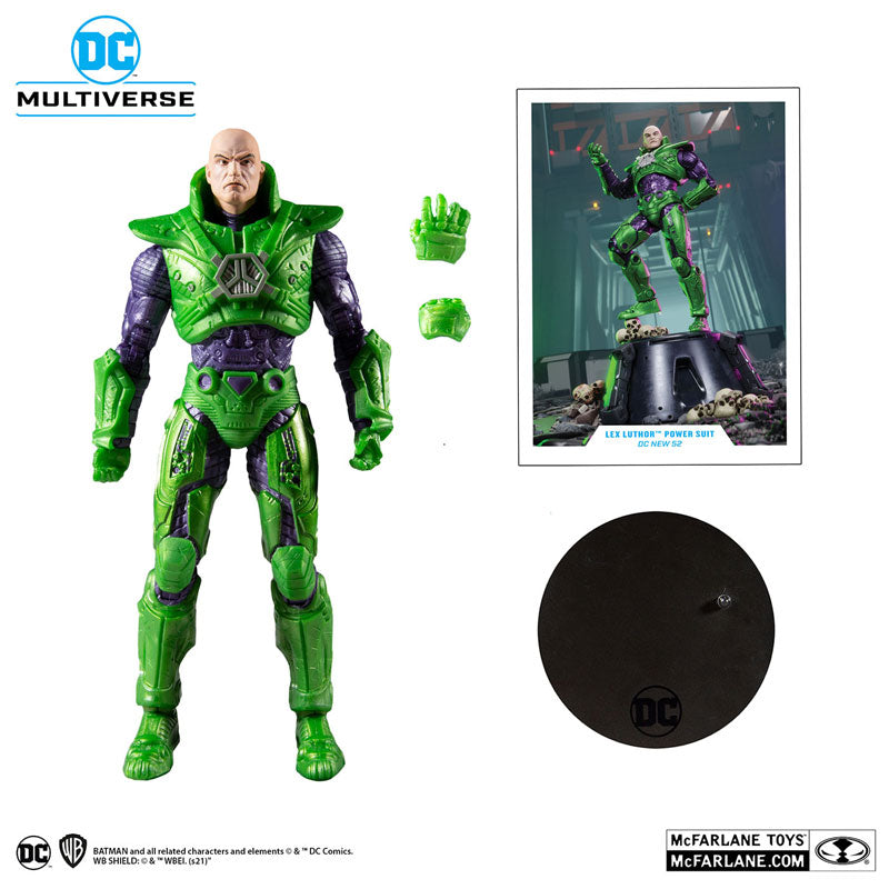 DC Comics DC Multiverse 7 Inch Action Figure Armored Lex Luthor [Comic ...