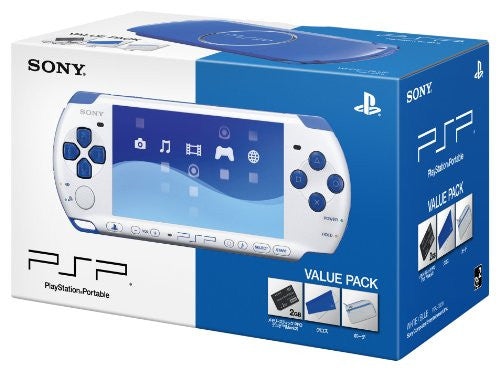 PSP PlayStation Portable Slim & Lite - White/Blue (PSPJ-30018 ...