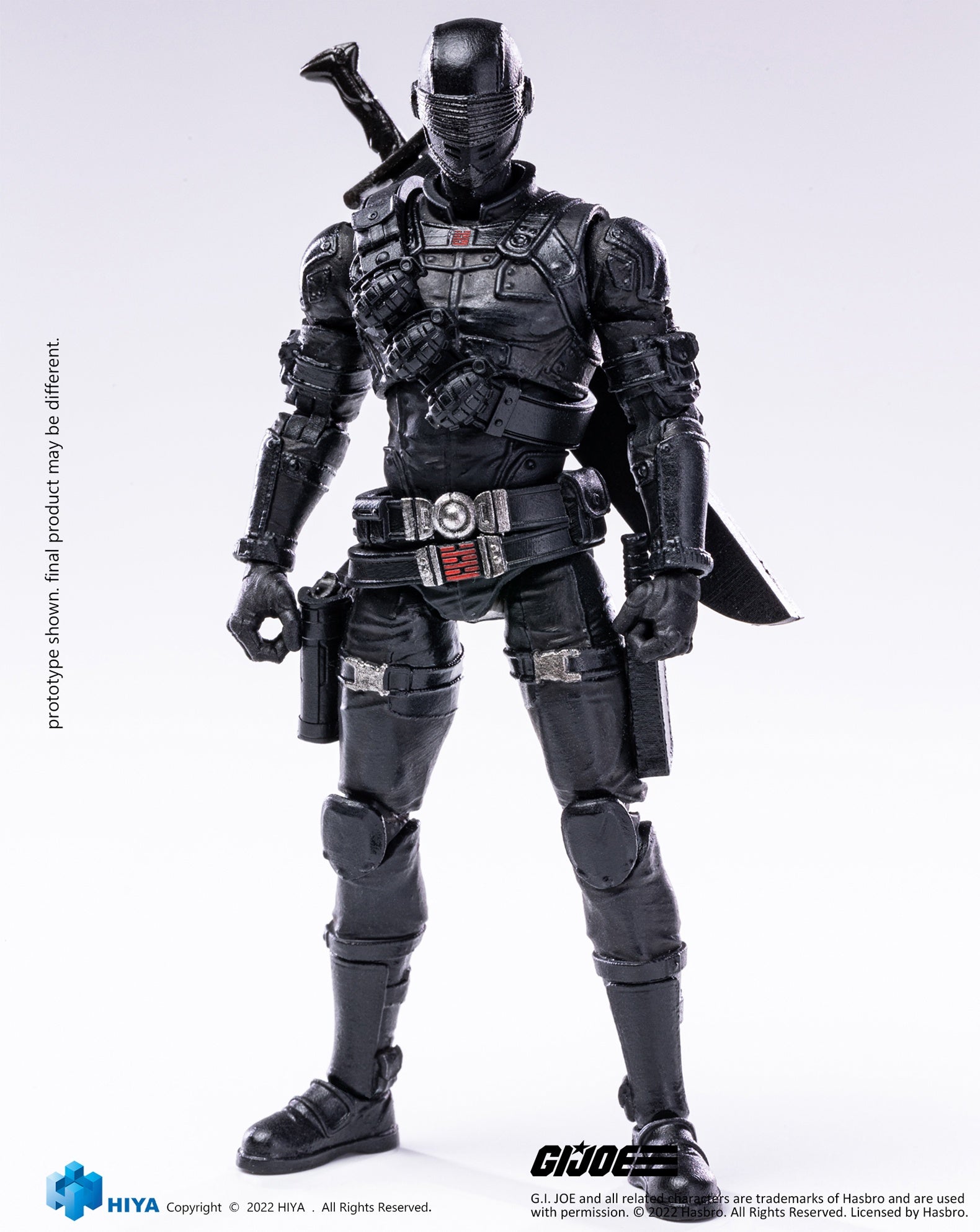G.I.Joe - Snake Eyes - 1/18 (Hiya toys) - Solaris Japan