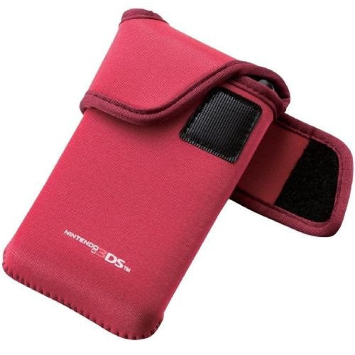 3DS Neoprene Soft Case (Red) - Solaris Japan