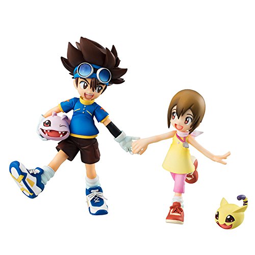 Digimon Adventure - Koromon - Nyaromon - Yagami Hikari - Yagami Taichi ...