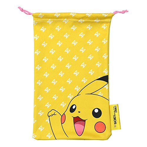 Pokemon Cleaner Pouch for New 3DS LL (Pikachu) - Solaris Japan