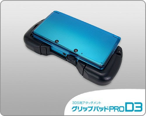 Grip Pad Pro D3 for Nintendo 3DS (Black) - Solaris Japan