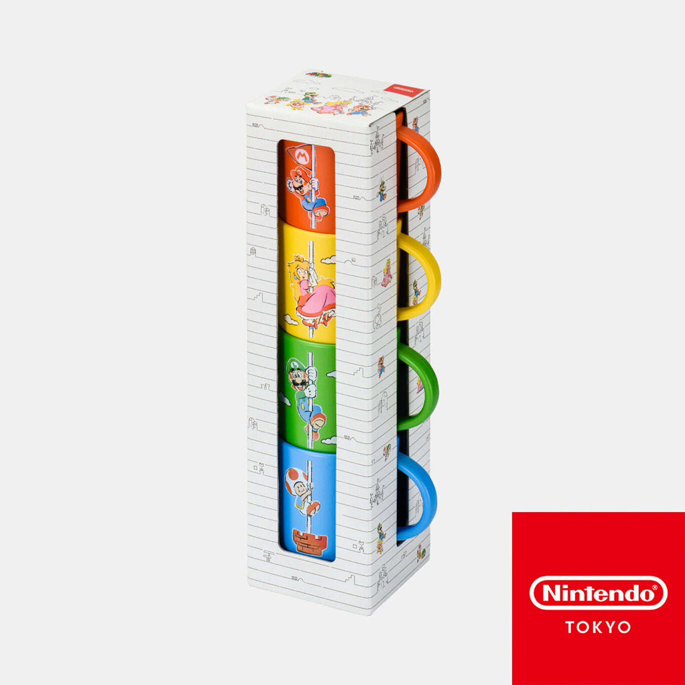 Super Mario - Stacking Mug Set - Nintendo Tokyo Exclusive (Nintendo St ...