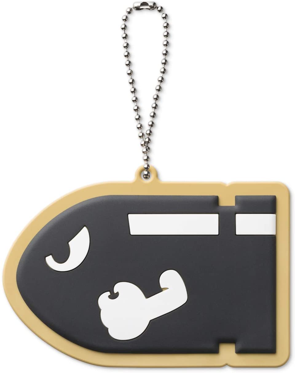 Super Mario - Home and Party - Bullet Bill Rubber Charm (Nintendo Stor ...