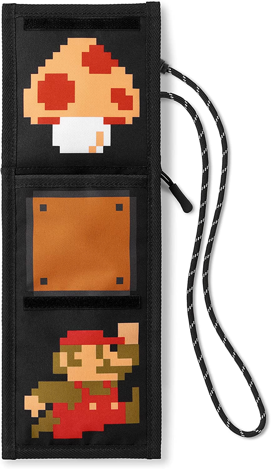 Super Mario - Travel Collection - 8-Bit Mario Neck Pouch (Nintendo Sto ...