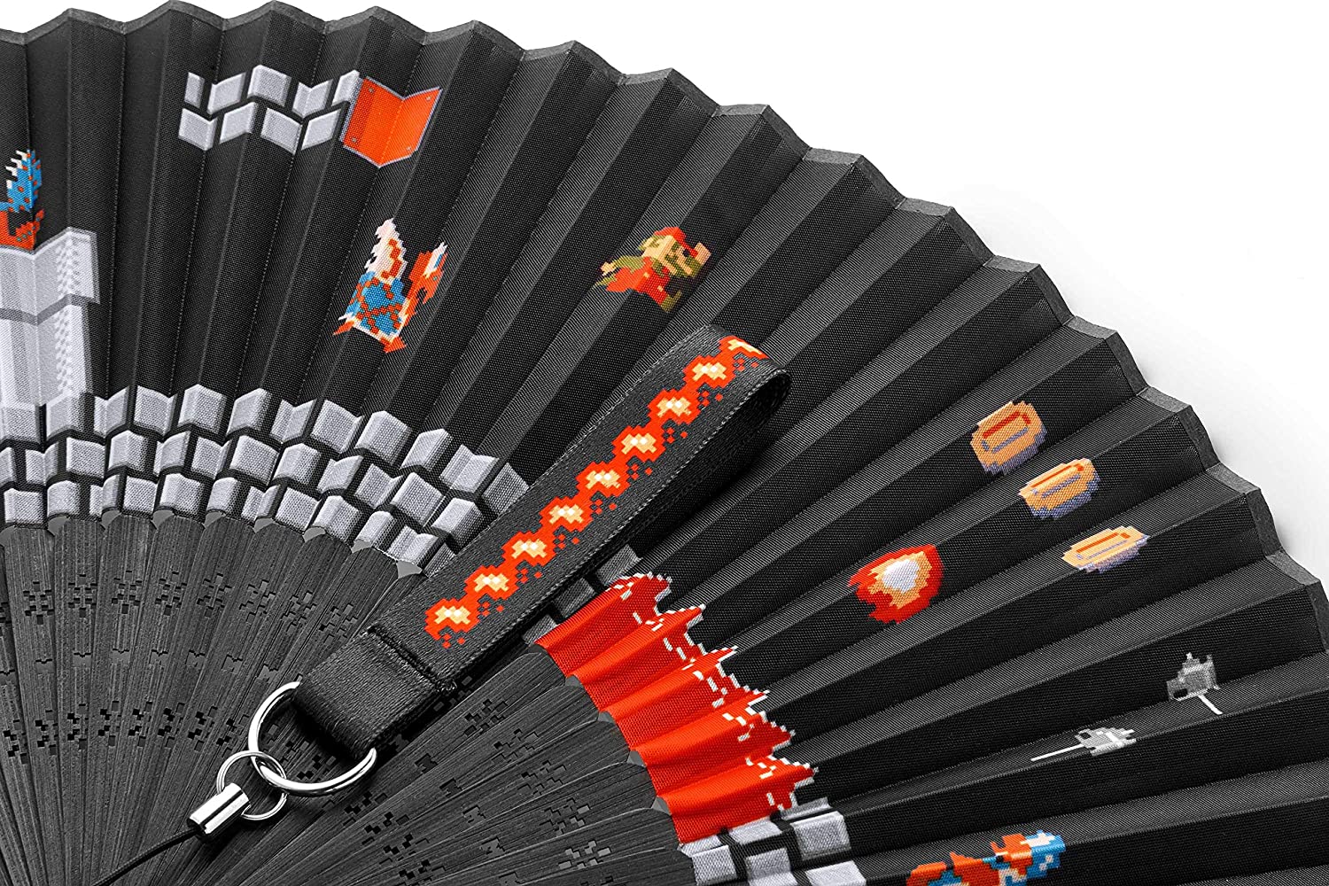 Super Mario - Folding Fan - Castle Level (Ninendo Store) - Solaris Japan