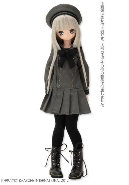 Pure Neemo XS Size - PNXS Gymnasium Sailor Dress Set / Dark Grey (DOLL ...