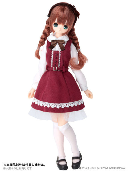Pure Neemo - PNS Classic Girly Jumper Skirt Set / Red x Brown (DOLL AC ...