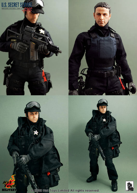 Hot Toys Military 1/6 US Secret Service Emergency Response Team Male ...