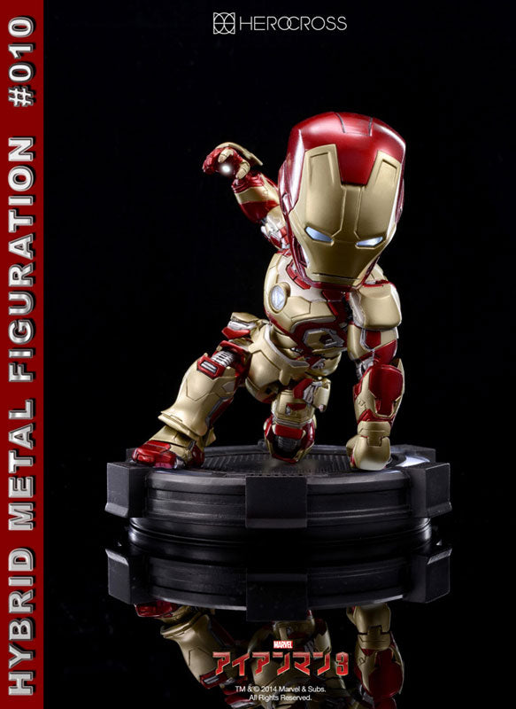 Hybrid Metal Figuration #010 Iron Man3 Iron Man Mark 42 - Solaris Japan