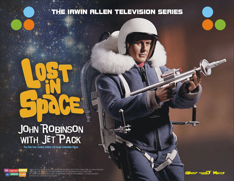 Lost in Space - John Robinson with Jet Pack 1/6 Action Figure - Solaris ...