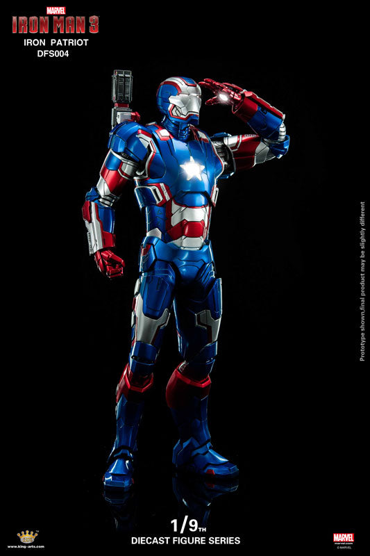 1/9 Diecast Figure Series - Iron Man 3 Iron Patriot - Solaris Japan