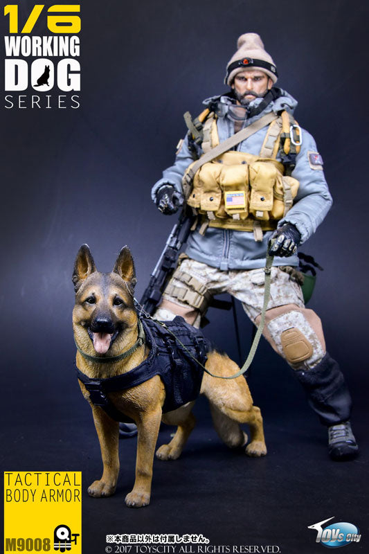 1/6 Working Dog Series Tactical Body Armor Black - Solaris Japan