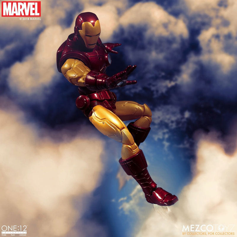 ONE:12 Collective - Marvel Comics: Iron Man 1/12 Action Figure ...