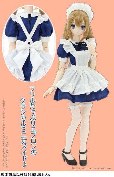 48cm/50cm Doll Wear - 50 Classical Mini Maid Costume Set / Blue (DOLL ...