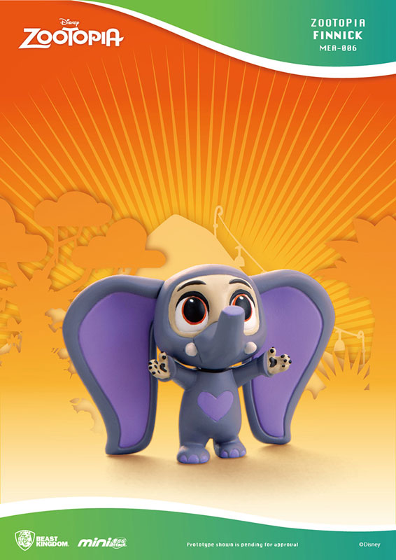 Mini Egg Attack "Zootopia" Series 1 Elephant Finnick - Solaris Japan