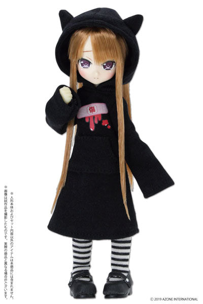 Picco Neemo Wear 1/12 Itami Kawa*Cat-eared One-piece Dress Black (DOLL ...
