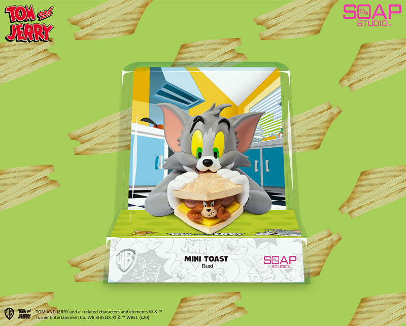 "Tom and Jerry" Mini Bust Series, Series 1 Mini Toast - Solaris Japan