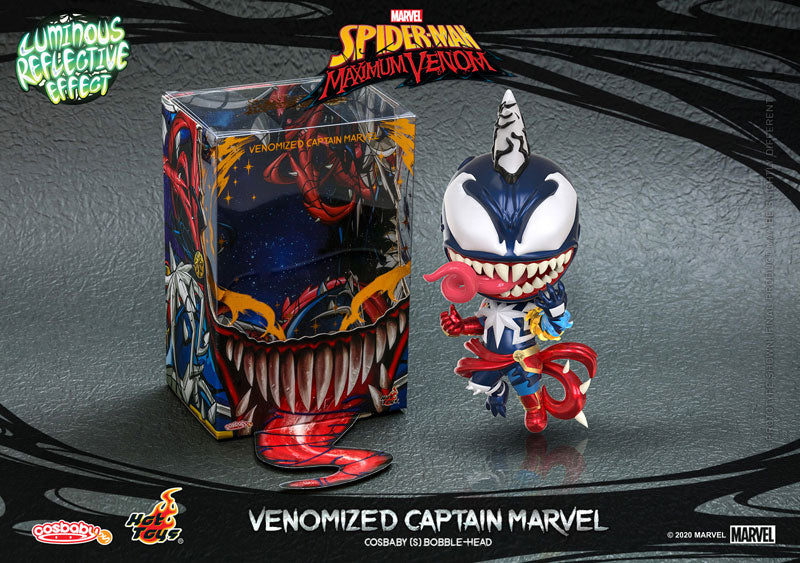 CosBaby "Spider-Man: Maximum Venom" [Size S] Captain Marvel (Venomized ...