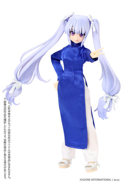Picco Neemo Wear 1/12 Ao Dai Set Blue (DOLL ACCESSORY) - Solaris Japan