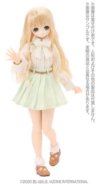 Pure Neemo Wear 1/6 PNM Leather Belt Pleated Mini Skirt Mint (DOLL ACC ...