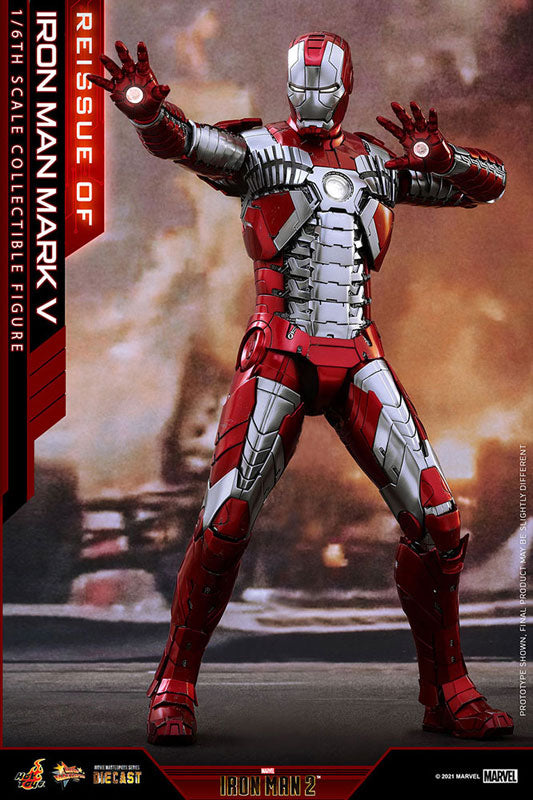 Movie Masterpiece DIECAST "Iron Man 2" 1/6 Scale Figure Iron Man Mark ...