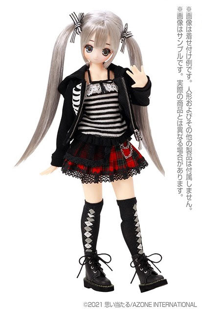 Pure Neemo Wear 1/6 PNS Punk Pleated Skirt Red Checker (DOLL ACCESSORY ...