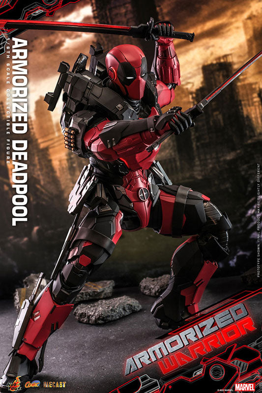 Deadpool - Comic Masterpiece Diecast - Marvel Comics - 1/6- Armorized ...