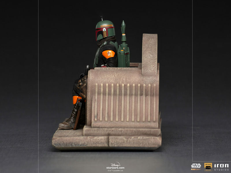 Mandalorian Statue "Deluxe Art Scale" 1/10 Boba Fett (Throne) - Solaris ...