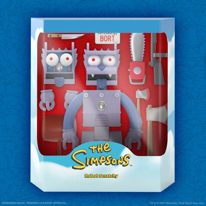 The Simpsons / Robot Scratchy Ultimate 8 Inch Action Figure - Solaris Japan