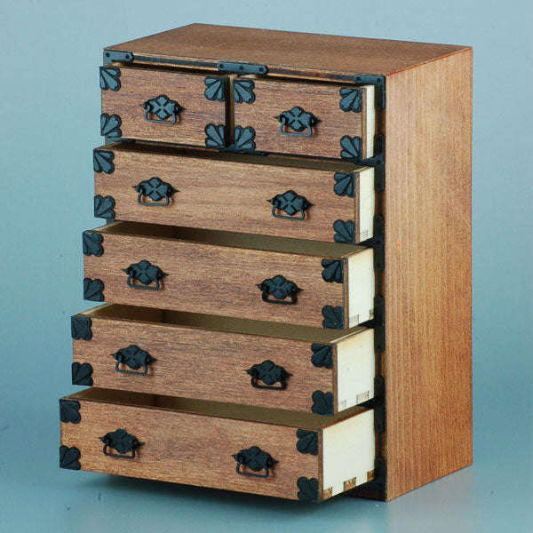Japanese Chest of Drawers - 1/12 - Large (Cobaanii Mokei) - Solaris Japan