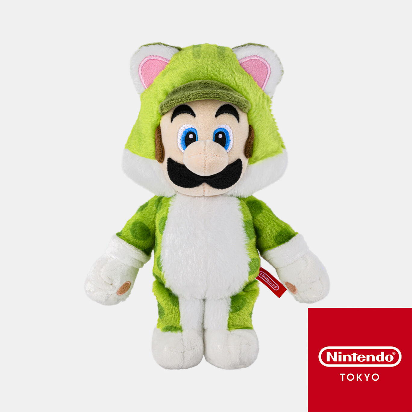 Super Mario - Power Up Plushie - Cat Luigi - Nintendo Tokyo Exclusive ...