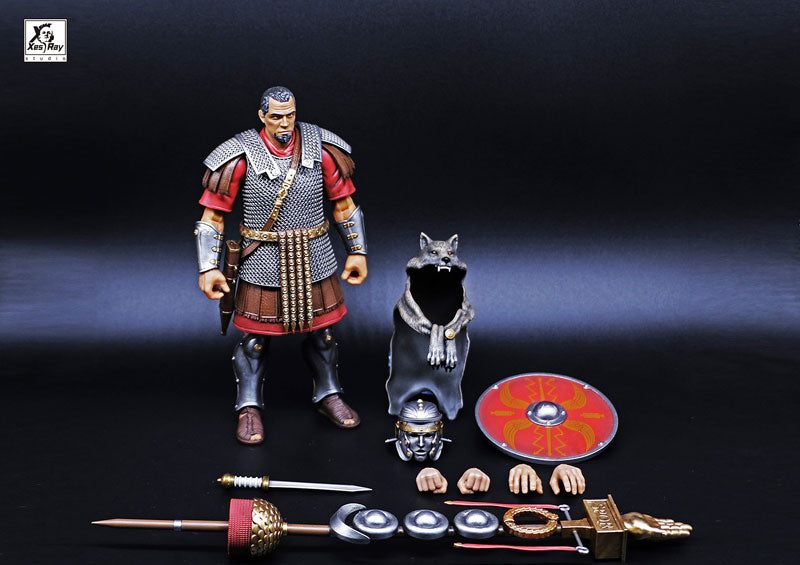 Fight for Glory 017 Roman Army Flag-bearer 1/12 Scale Posable Figure ...